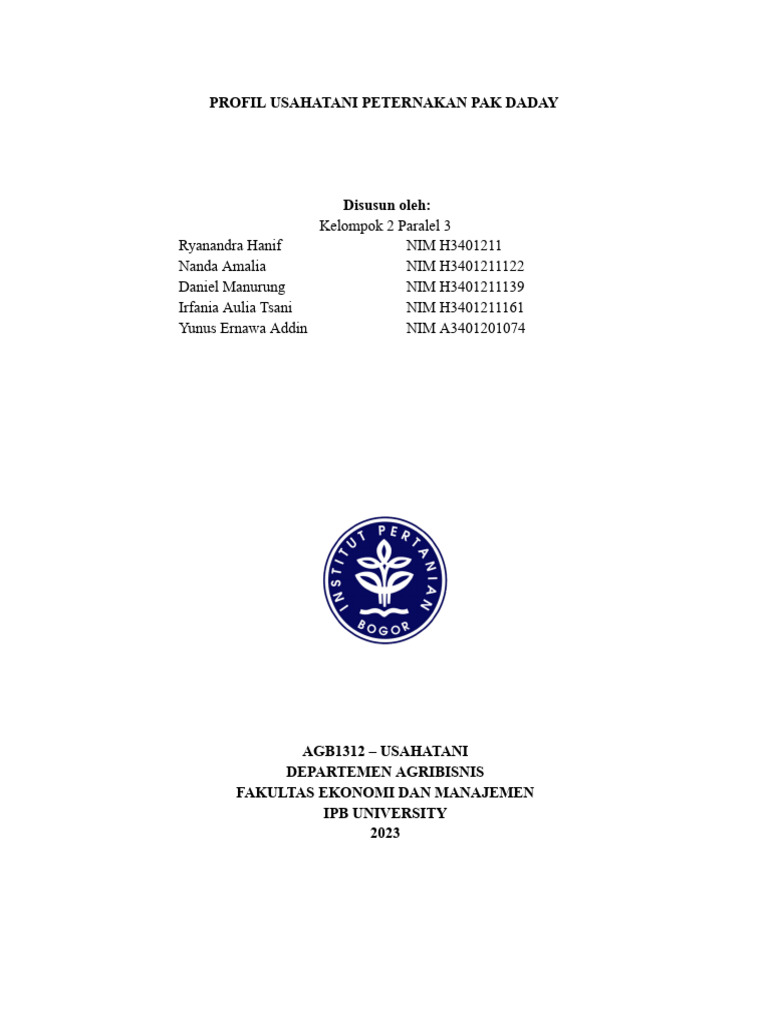 Laporan Akhir Ustan | PDF