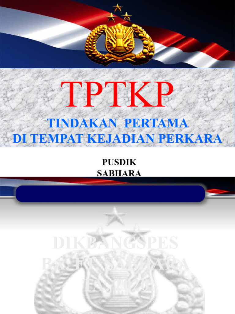 TPTKP Dikbangspes Edit 2020 | PDF
