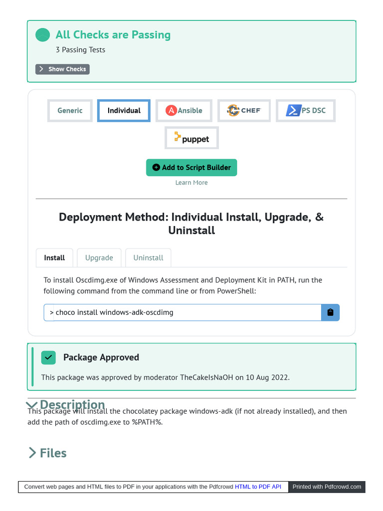 Windows Adk Oscdimg | PDF | Microsoft Windows | World Wide Web