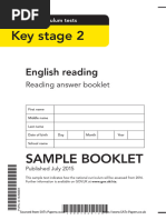 Ks2 English 2025 Reading Answer Booklet | PDF | Copyright