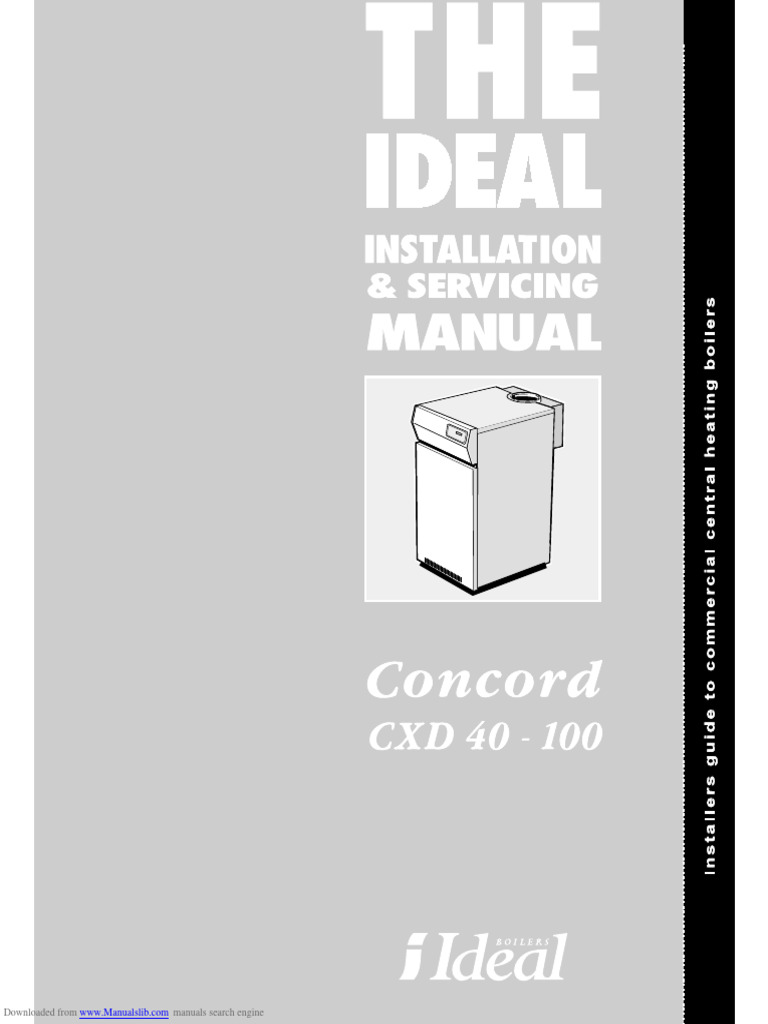 Concord CXD 40100 | PDF | Chimney | Boiler