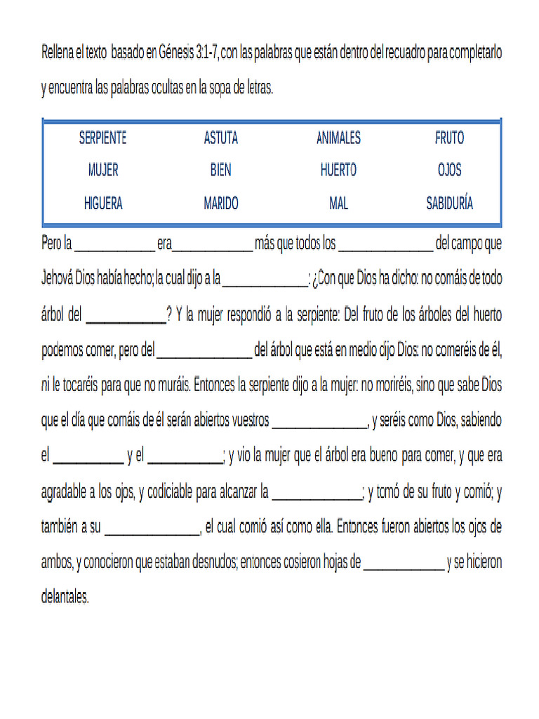 Genesis 3 Marisabel | PDF