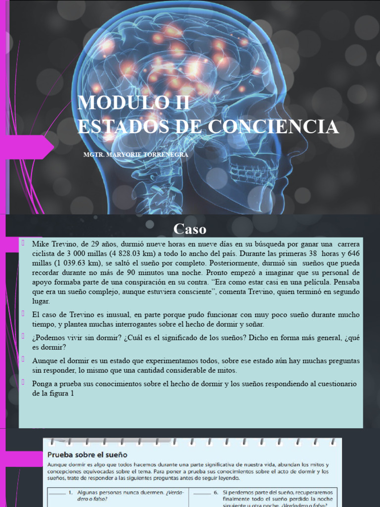 Estados De Conciencia Pdf Pensamiento Dormir