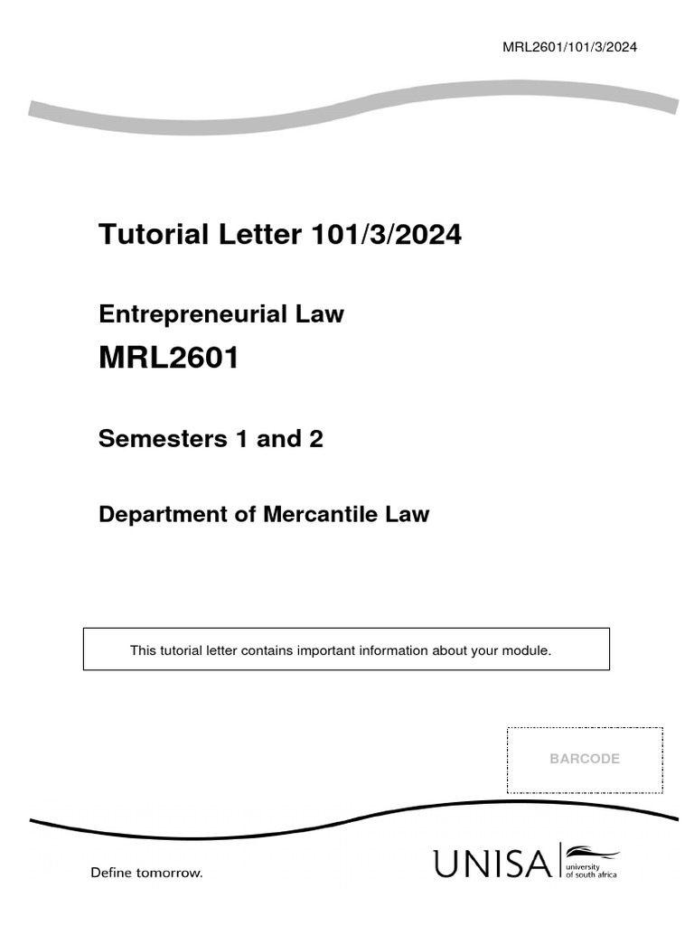 MRL 2601 TUT 101 - 2024 - 3 - B | PDF | Libraries | Turnitin