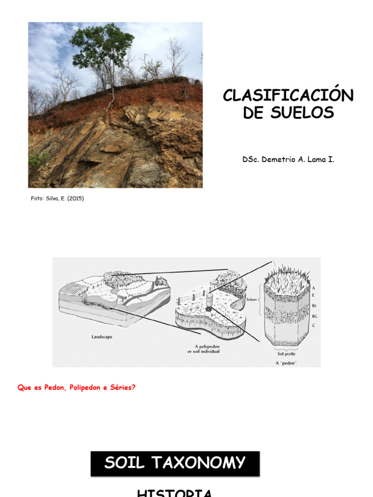Taxonomia de Suelos | PDF | Materiales naturales | Ciencias de la Tierra
