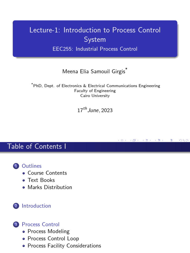 Lec1 EEC255 | PDF | Sensor | Control Theory