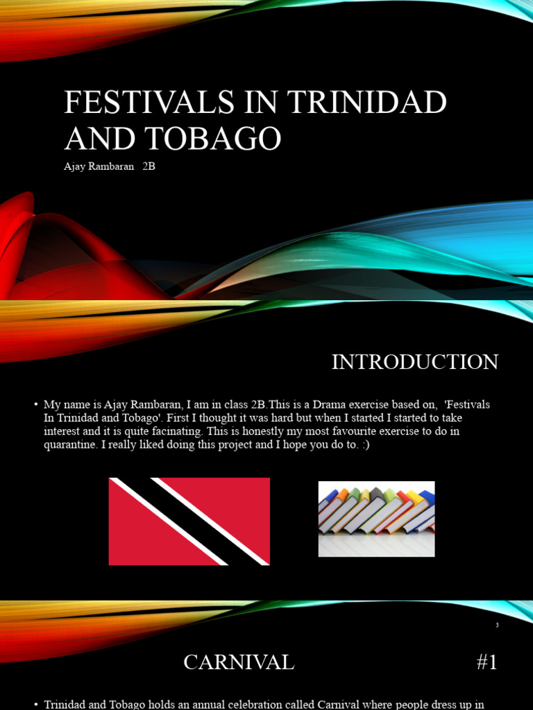 Festivals in Trinidad and Tobago: Ajay Rambaran 2B | PDF | Carnival | Rama