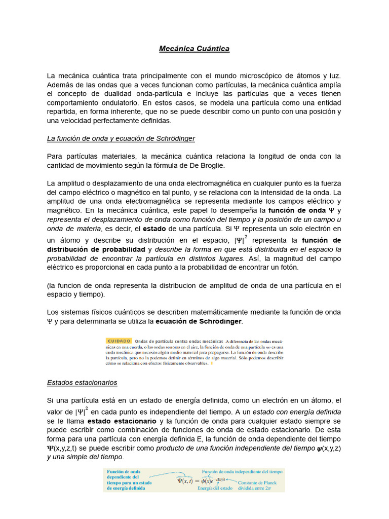 Mecánica Cuántica Física Moderna Pdf