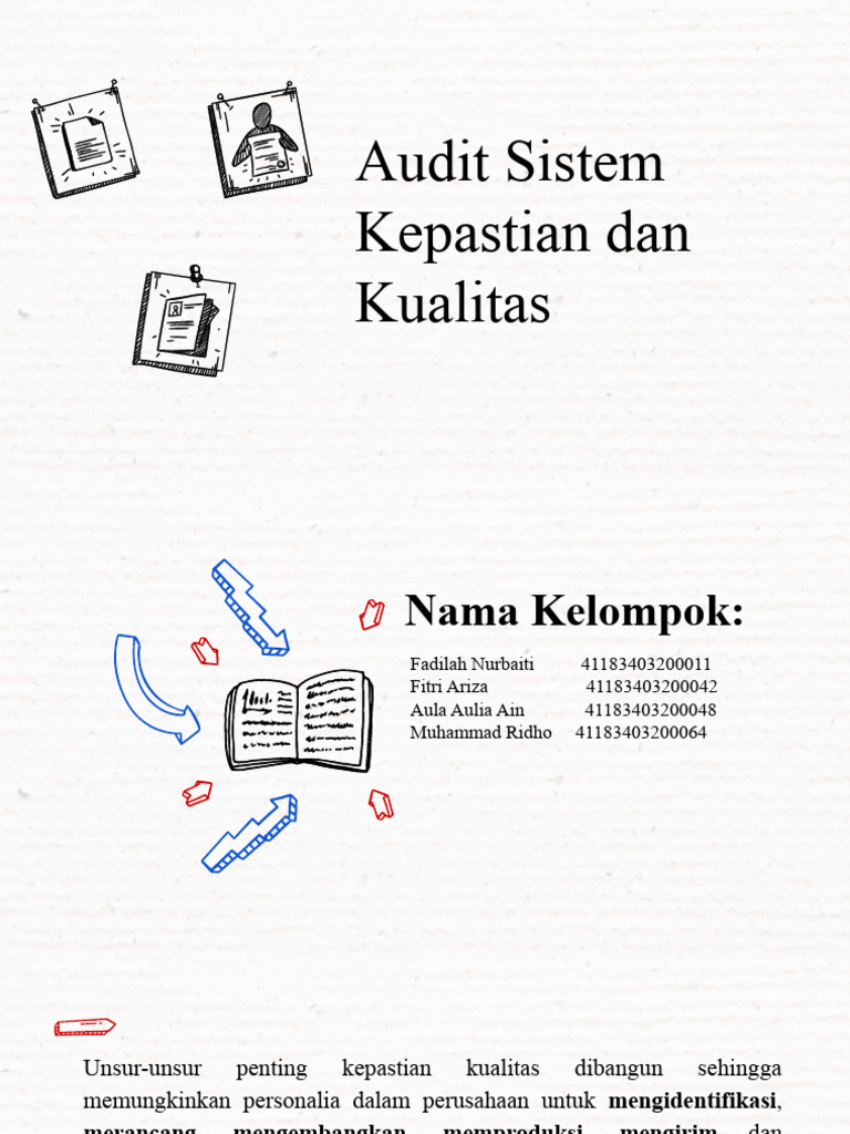 Kel 3 - Audit Sistem Kepastian & Kualitas | PDF | Bisnis