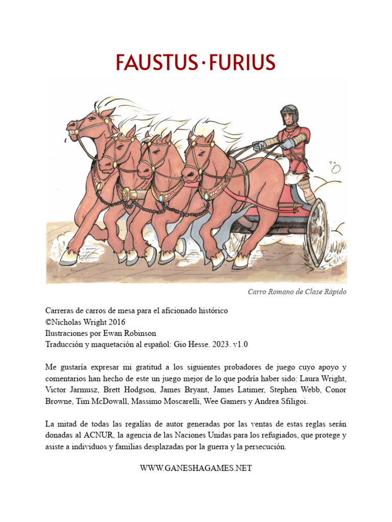 Faustus Furious (Español GIO) | PDF | Carruaje | Carro