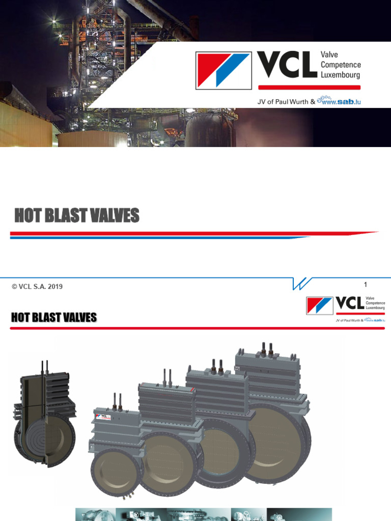 VCL Presentation - Hot Blast Valves | PDF | Valve | Mechanical Engineering