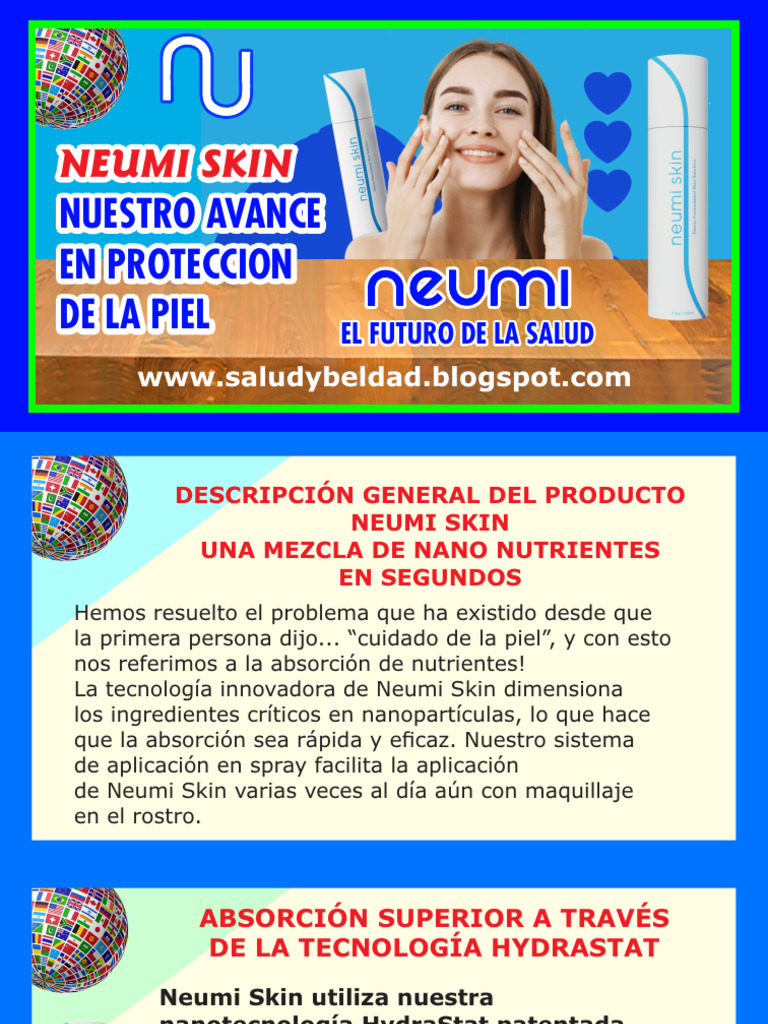 NEUMI SKIN PARA EL CUIDADO DE TU PIEL | PDF | Productos cosméticos ...