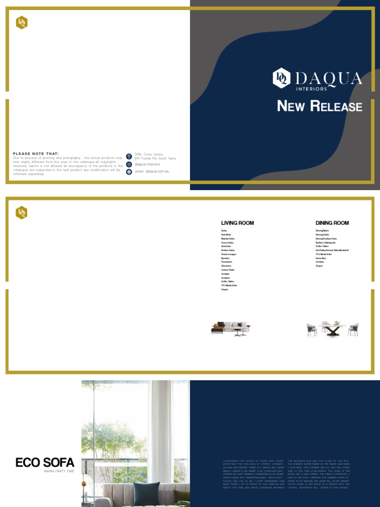 DAQUA NewRelease Catalog | PDF | Bed | Chair