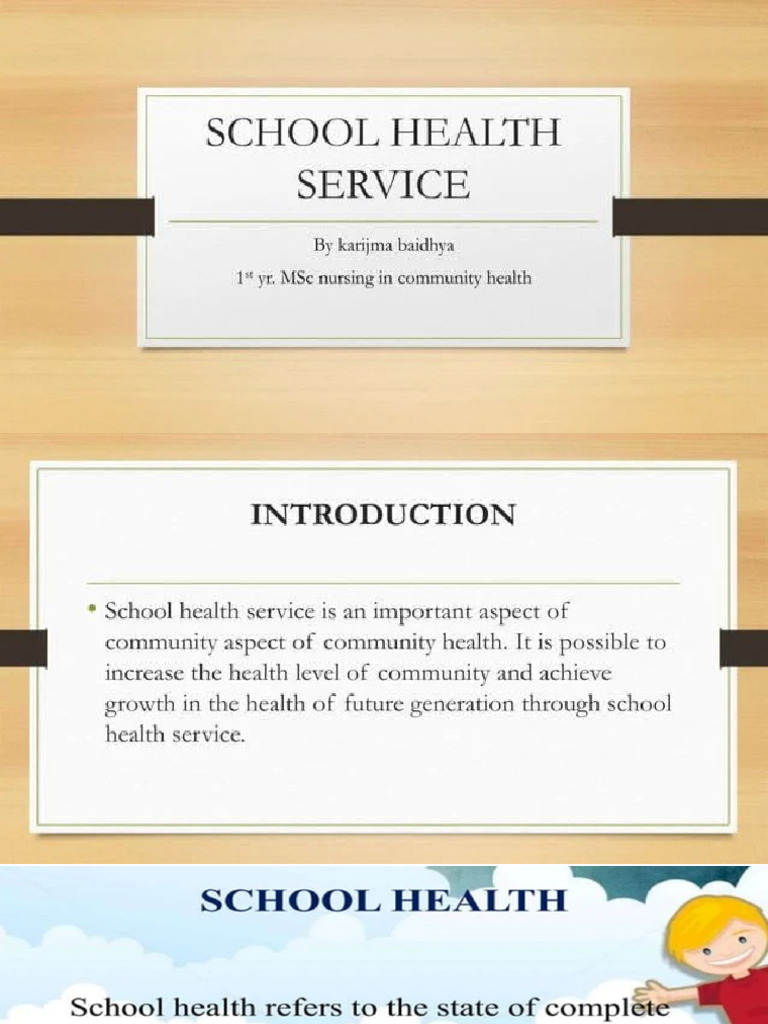 School Health Services | PDF