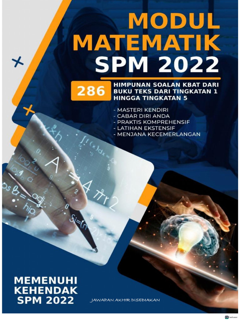 Modul Matematik SPM 2022 T5 | PDF