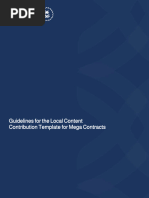 Guidelines For The Local Content Score Template (At Entity Level) | PDF ...