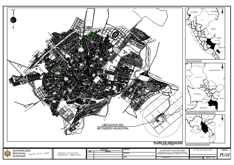 Plano de Ubicacion Del Botadero-UB - A1 | PDF