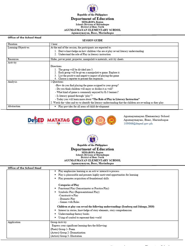 DLAC Session Guide | PDF | Literacy | Learning