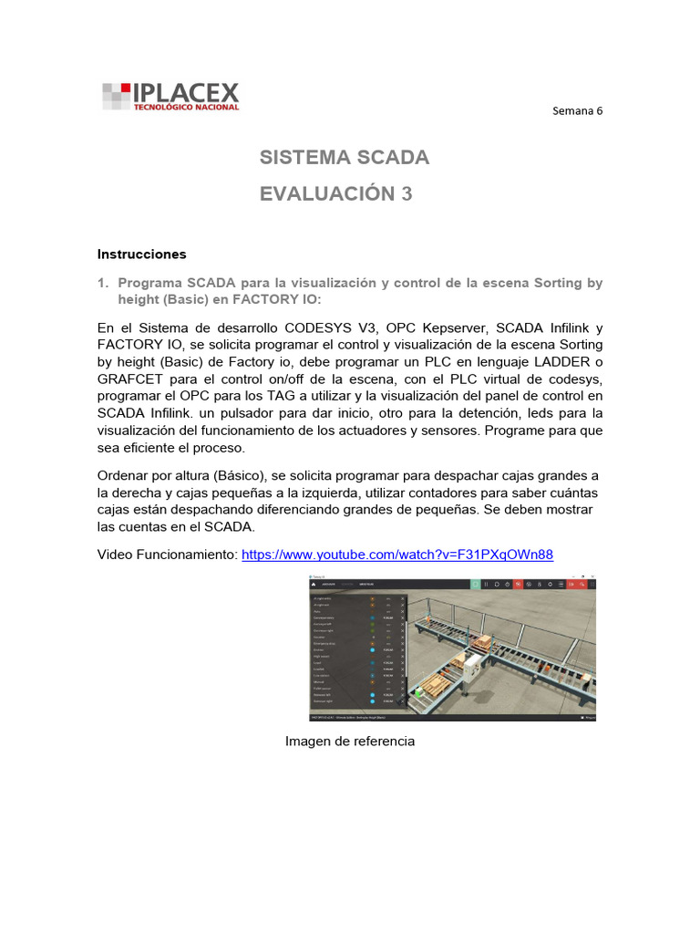 Eva3 ROBERTO VILLASECA SCADA PDF | PDF