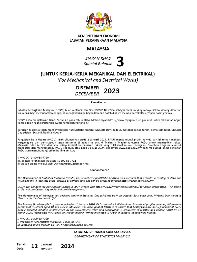 Siaran Khas 3 Disember 2023 | PDF