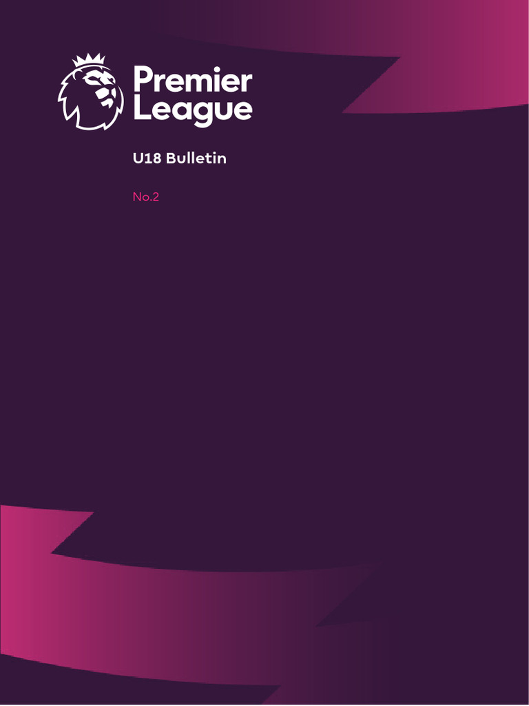U18 Weekly Bulletin 2023 24 2 | PDF | English Football League | English Sport