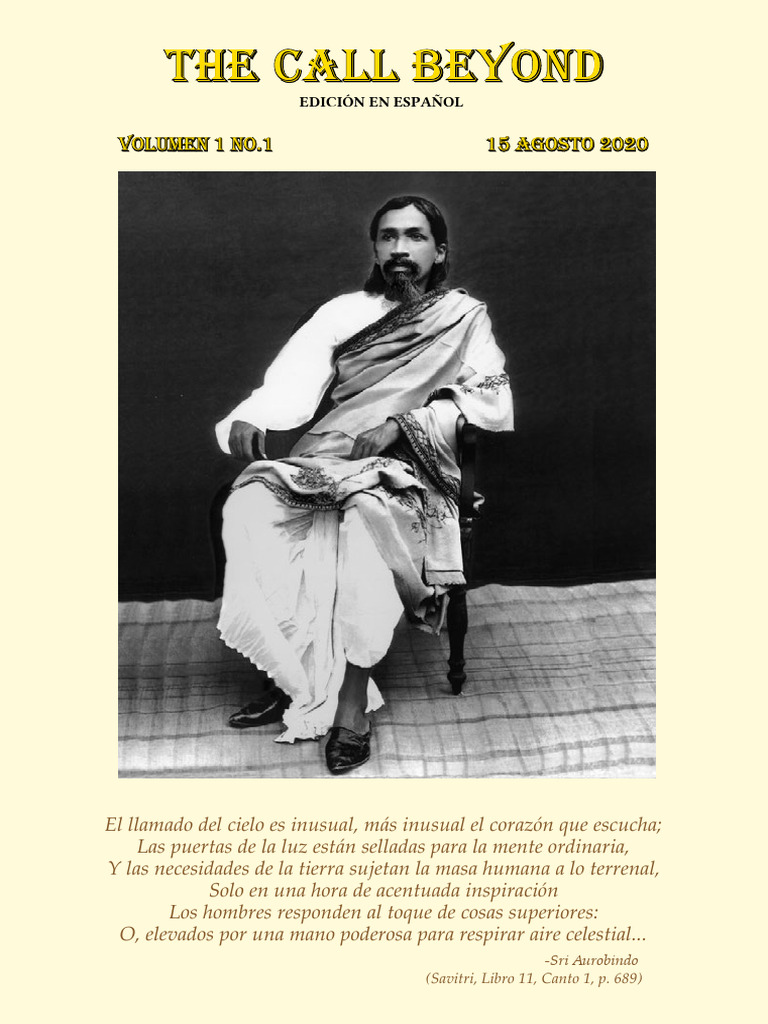 The Call Beyond Edición En Español Volumen 1 Número 1 Pdf Yoga