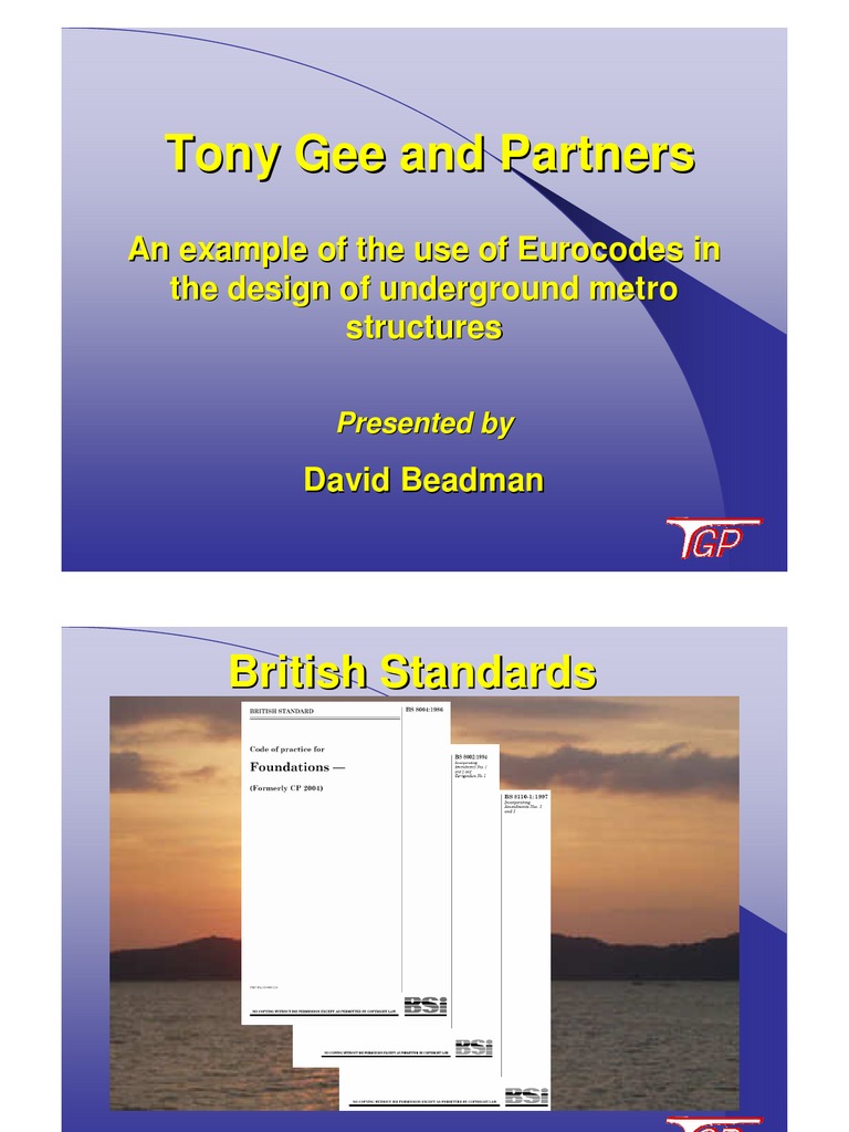 Eurocodes in Metro Structure Design | PDF