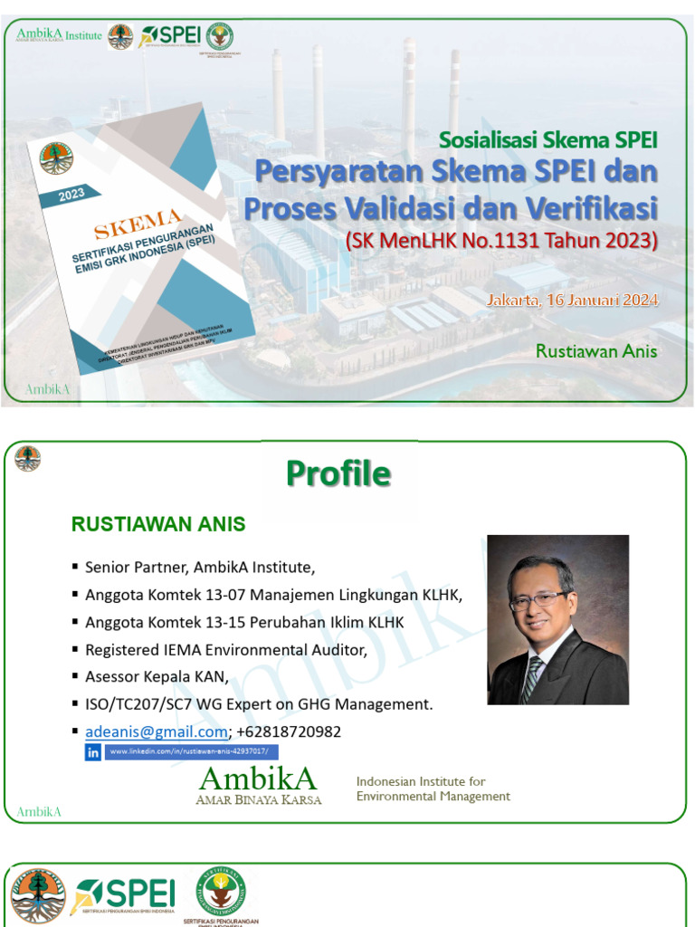 Pak Anis Pedoman SPEI Anis | PDF