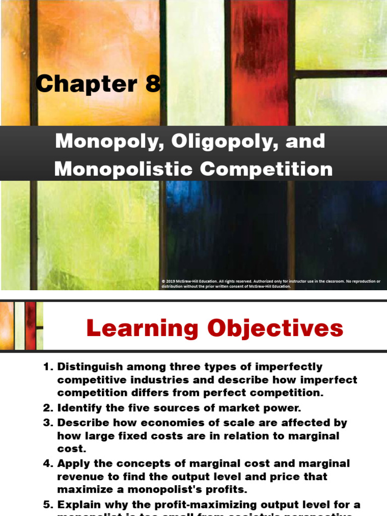 Frank7e Chapter08 Micro Accessible Final | PDF | Monopoly | Profit ...