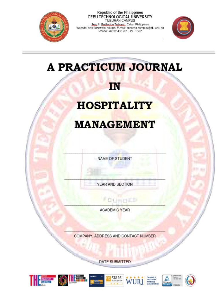 BSHM Ojt Manual 12.01.2023 | PDF | Résumé | University