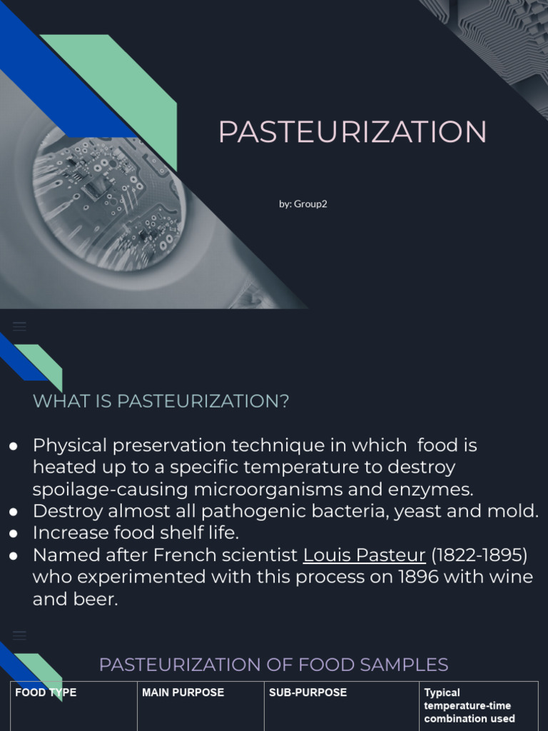 Pasteurization | PDF