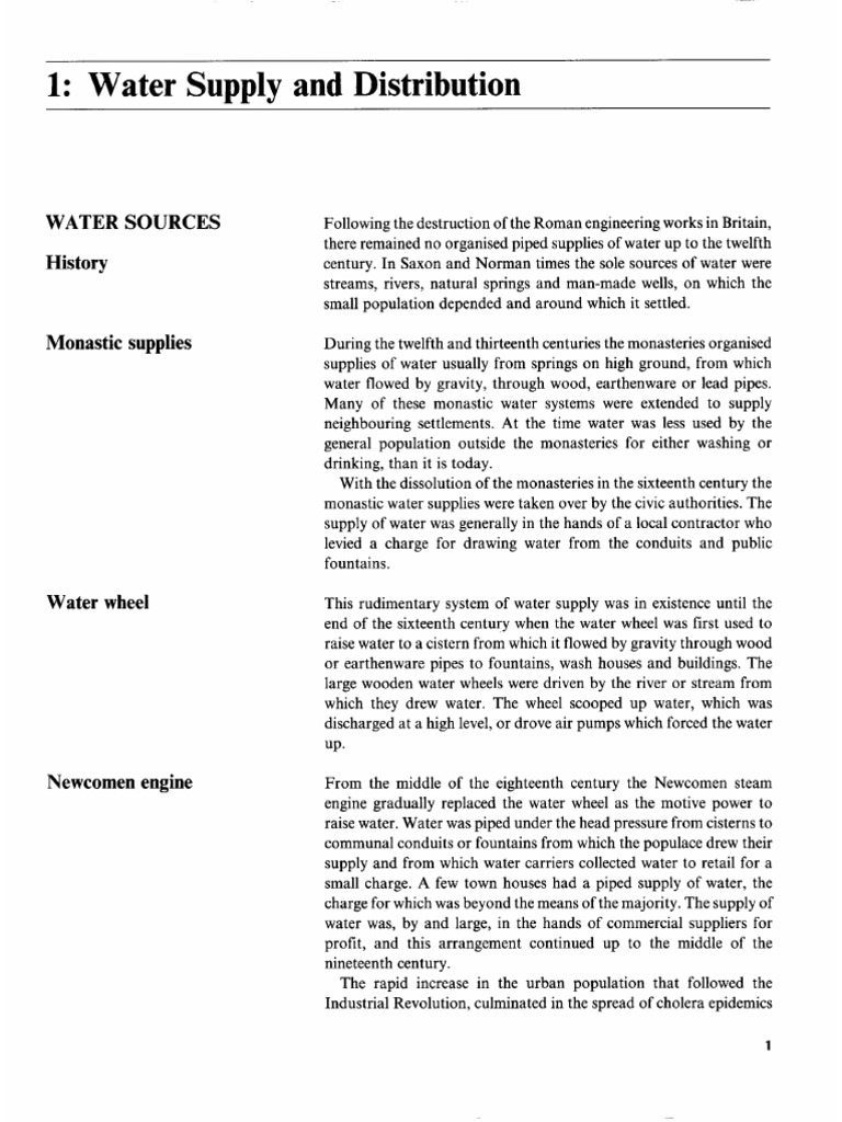 00 Water Supply & Installation | PDF