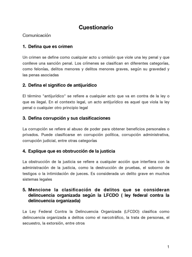 Cuestionario PDF | PDF