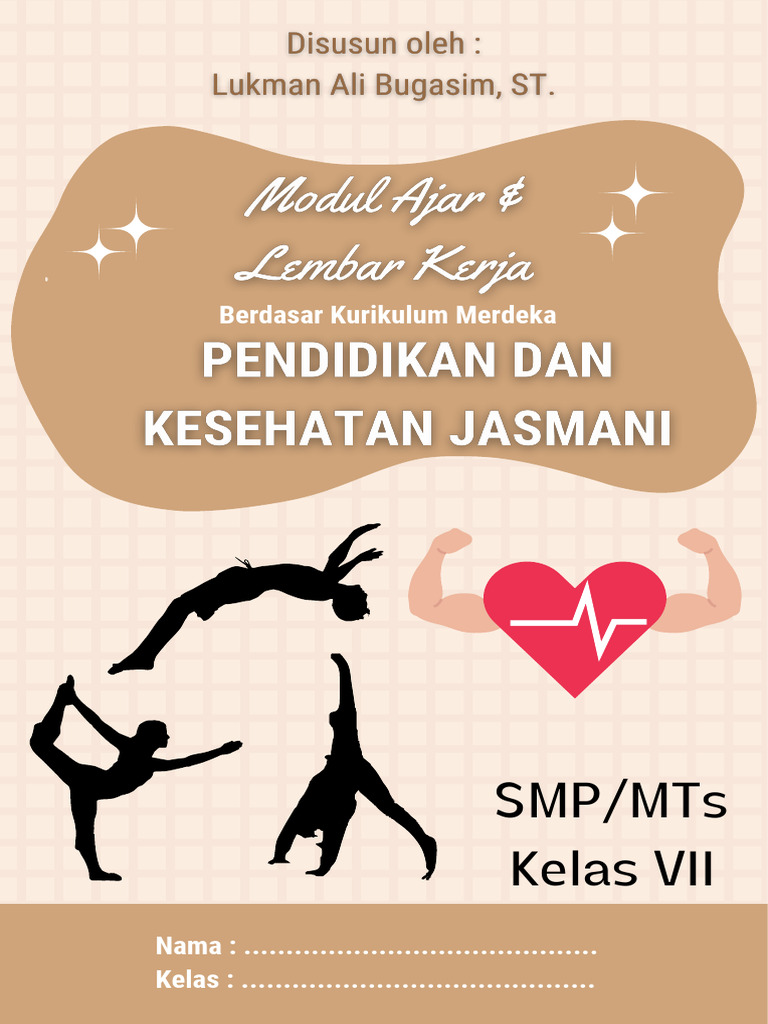 Sampul Modul Ajar Dan LKPD PJOK Kls VII | PDF