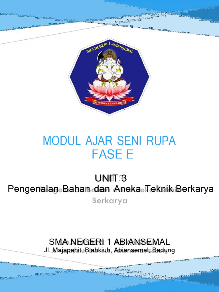 Modul Ajar Senbud | PDF