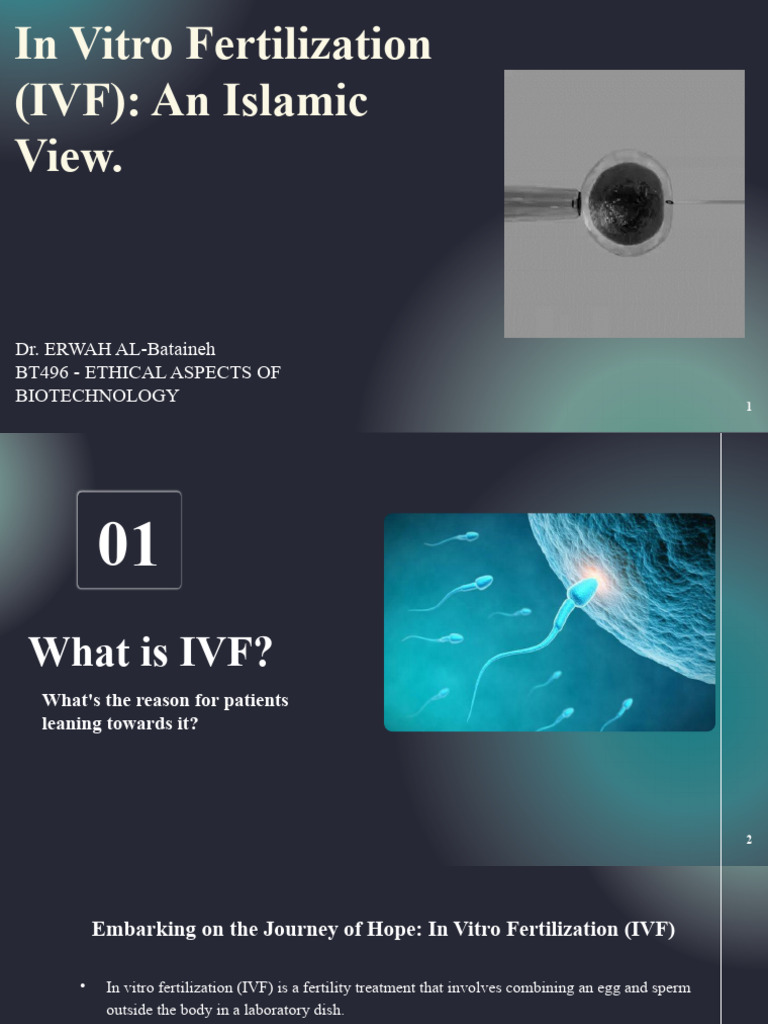 Islamic Perspectives on IVF | PDF | In Vitro Fertilisation | Infertility