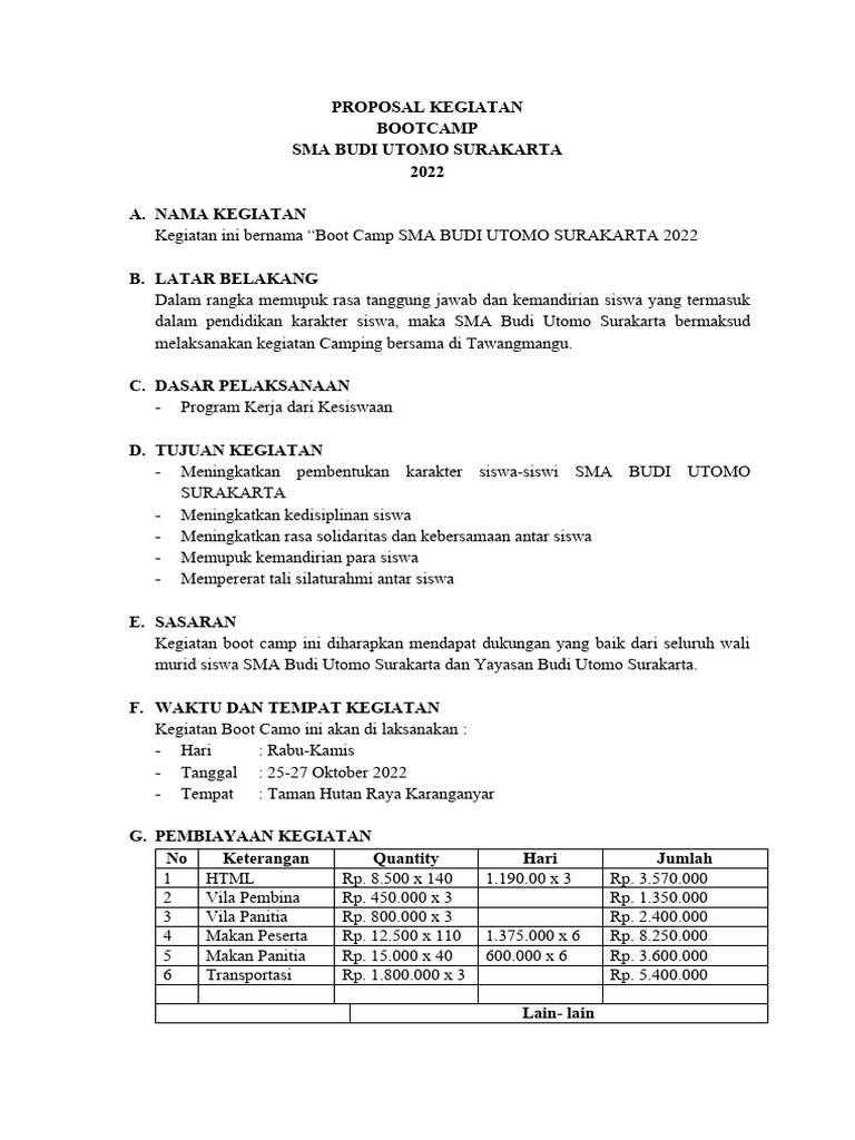 Ariza Botcamp 2022 | PDF