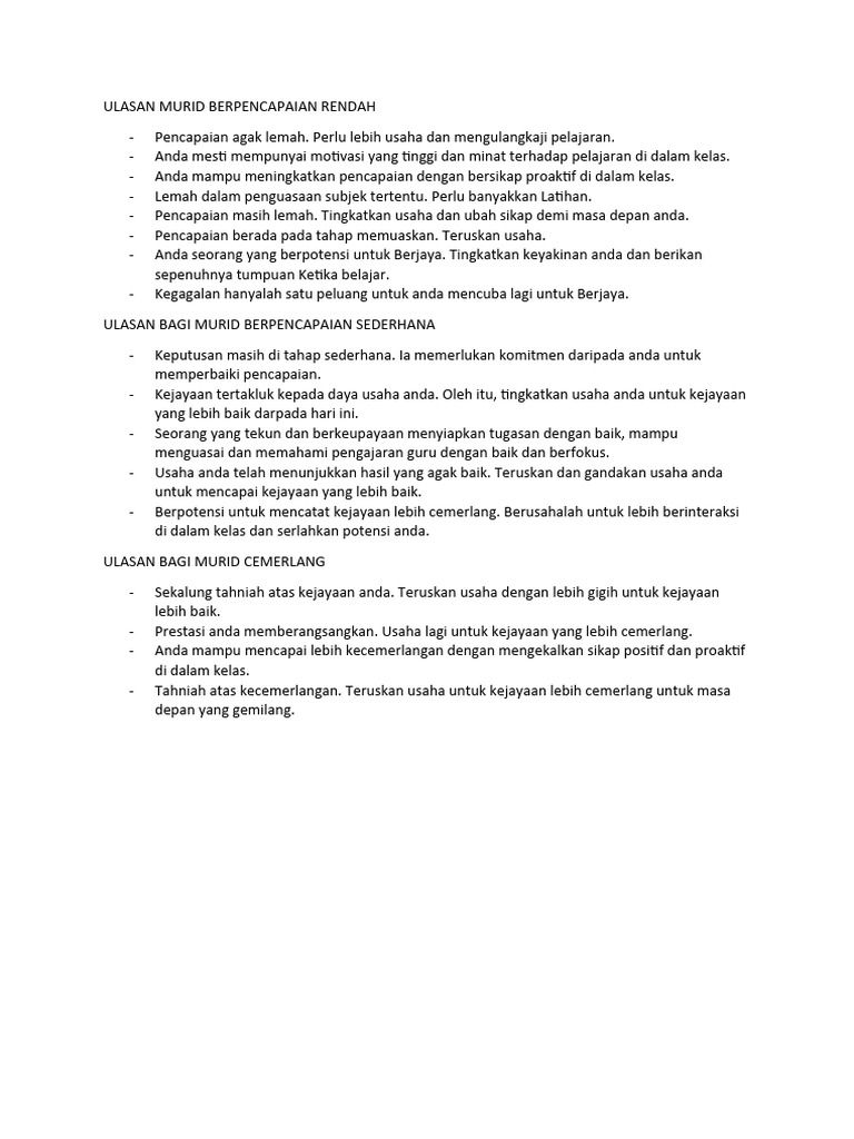 Ulasan Murid Guru Kelas | PDF | Karier & Perkembangan