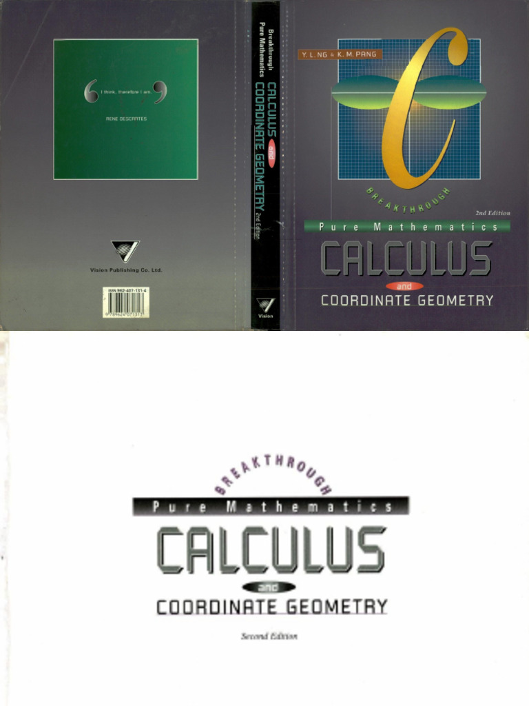 絕版舊制 HKALE HKAL Pure Mathematics (Breakthrough) Book 2 - Calculus with Coordinate Geometry ...