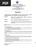 Resolution Sample Deped | PDF | Philippines