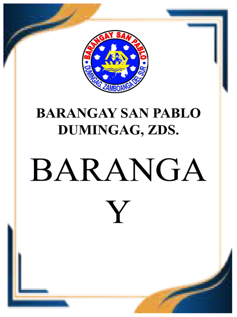 Barangay San Pablo Dumingag | PDF