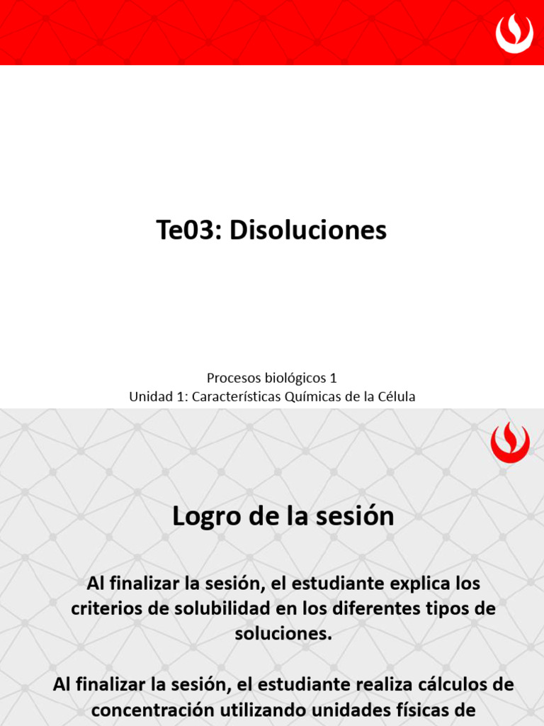 Semana 3 TE03 | PDF | Solubilidad | Polaridad química