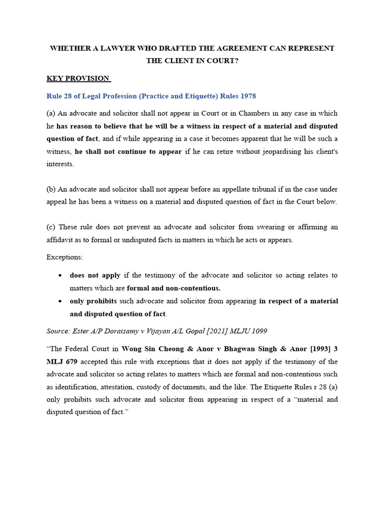 Lawyer Representation in Court Research | PDF | Lawsuit | Advocate