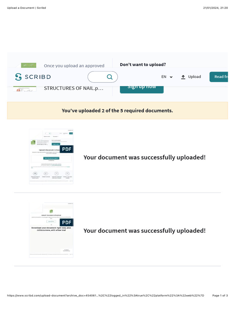 Upload A Document 2 - Scribd | PDF | Scribd | Internet