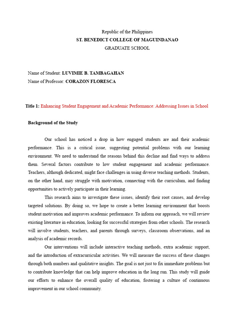 RESEARCH Sample | PDF | Curriculum | Teachers