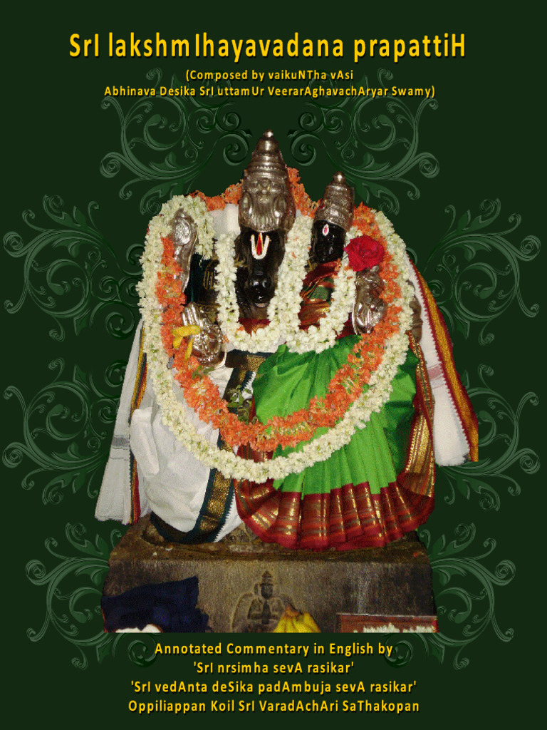Hayagriva Prapatti Insights | PDF | Indian Religions | Indian Poetics