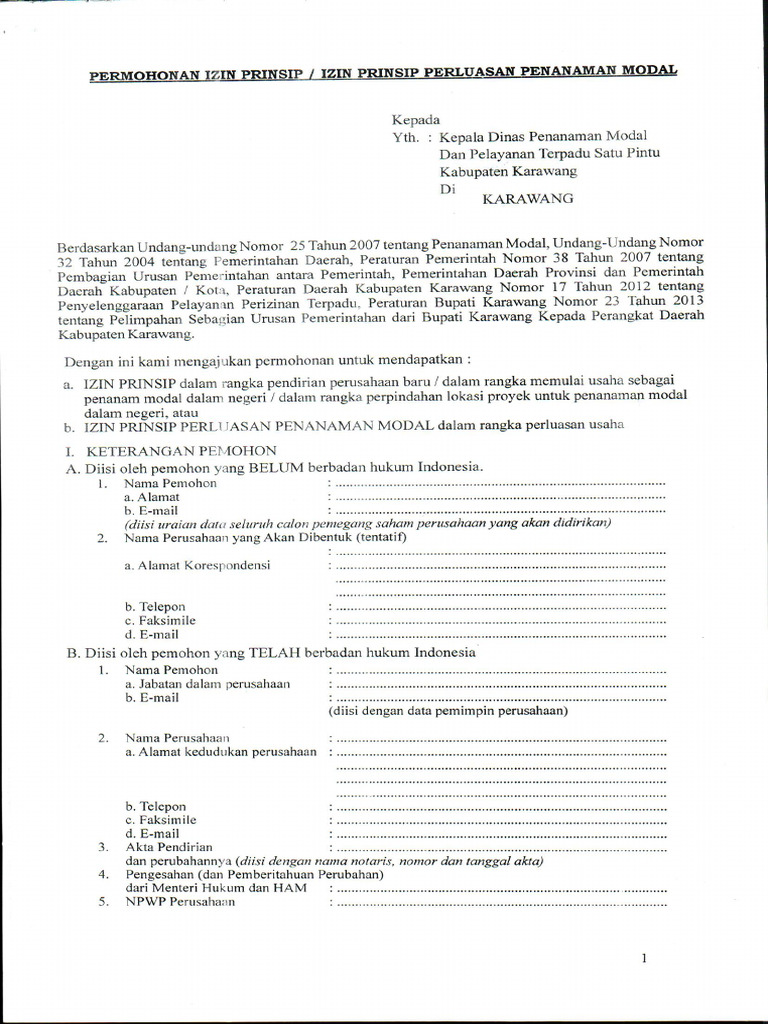 Form IP Perluasan Penggabungan | PDF