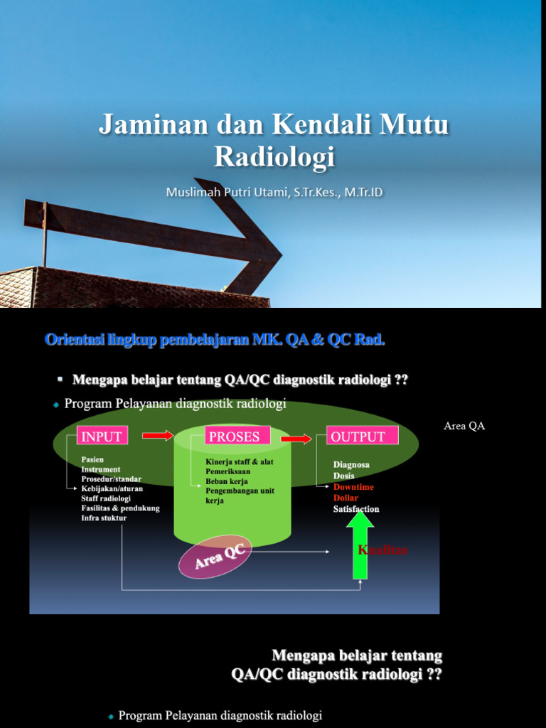Menejmen & Kendali Mutu Radiologi | PDF