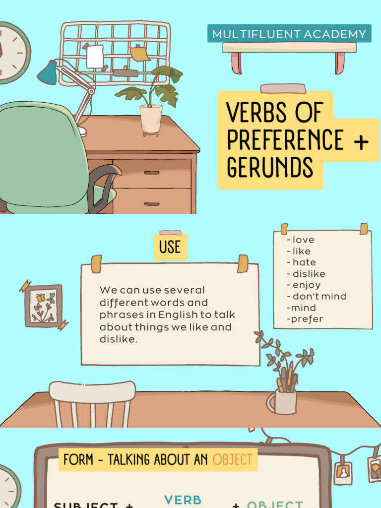 Verbs of Preference+ Gerunds | PDF