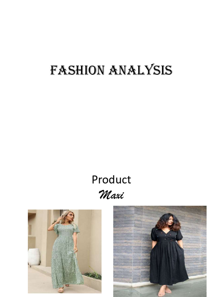 Fashion Analysis 1 | PDF | Home & Garden